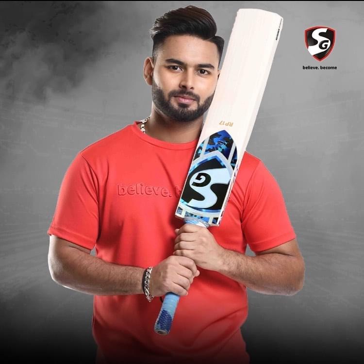 SG RP17 Rishab Pant English willow cricket bat