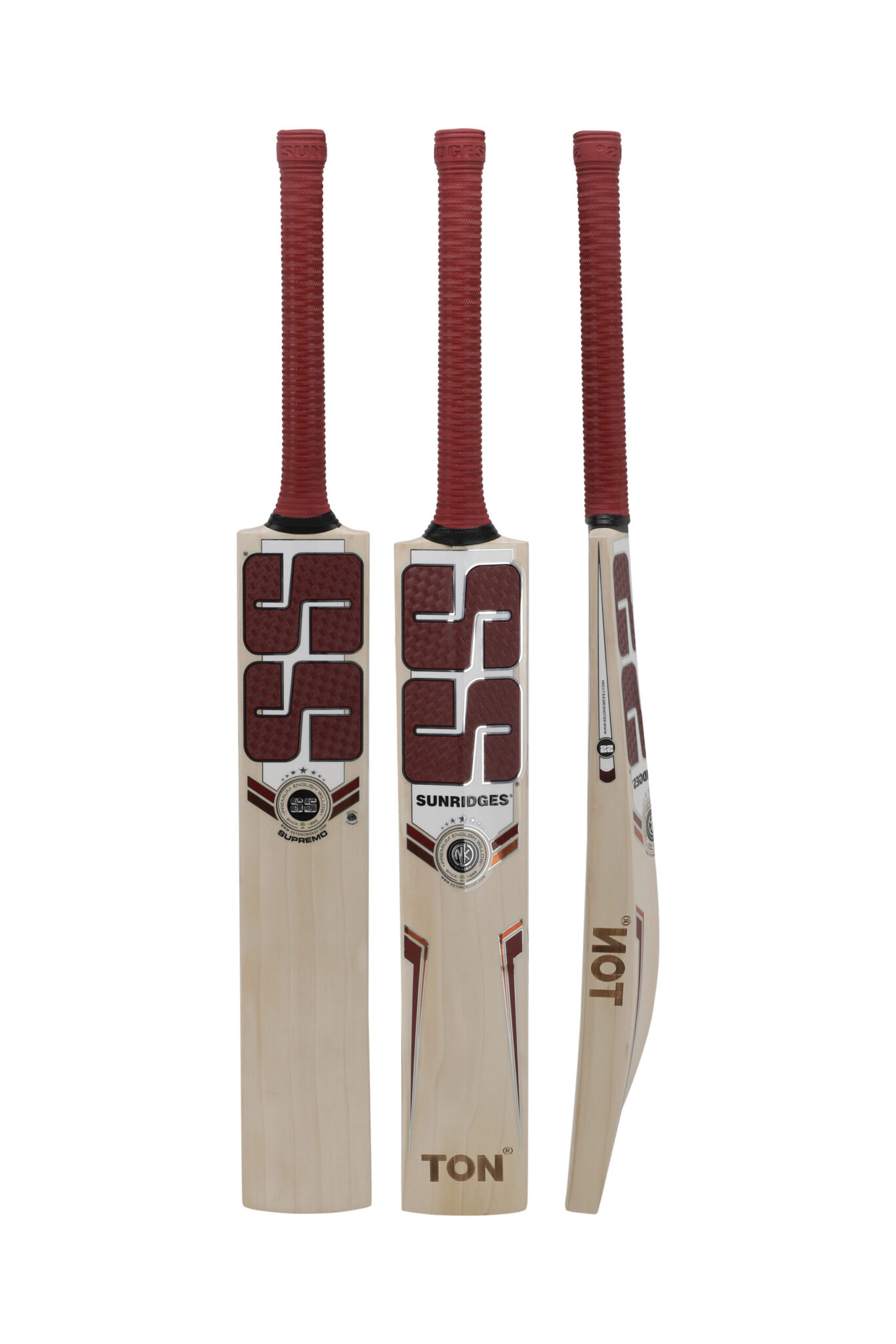SS Supremo English Willow Cricket Bat -SH - The Cricket Kingdom